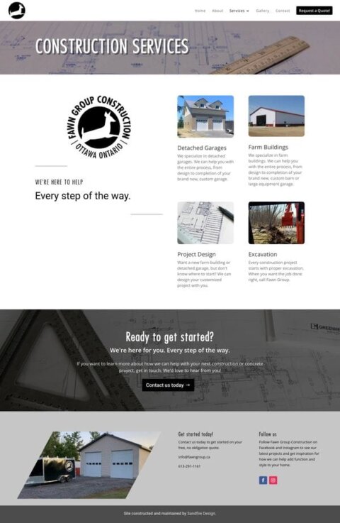 Fawn Group Construction - Sandfire Design